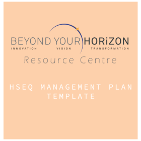 HSEQ Management Plan Template - Beyond Your Horizon - Resource Centre