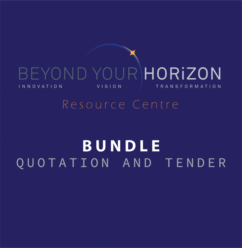 Quotation and Tender Bundle - Beyond Your Horizon - Resource Centre